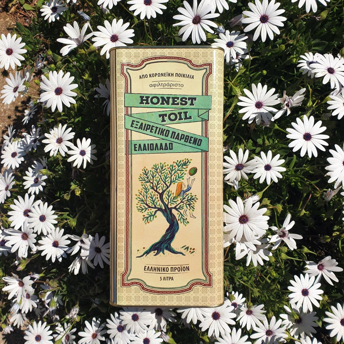 5L Extra Virgin Olive Oil Tin | Honest Toil